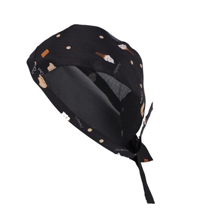 Chef Hat Waiter Grill Unisex BBQ Bakery Uniform Caps Hairproof Headband ...