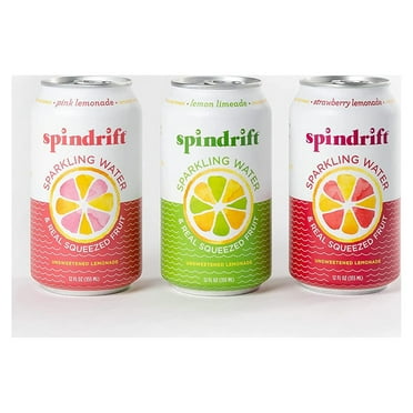 Spindrift Sugar-Free Lemonade Sparkling Water, Variety Pack, 12 Fl Oz ...