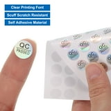 Uxcell 10Pcs QC Passed Stickers Round Shape Adhesive Labels 10 x 10mm ...