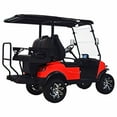 Massimo Electric MVR 2X 48V 5kW High-Performance Golf Cart in Red ...