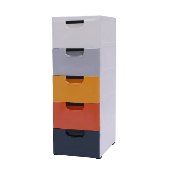 5 Drawer Plastic Storage