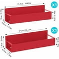 2 Pack Magnetic Spice Storage Rack Organizer for Refrigerator and Oven ...