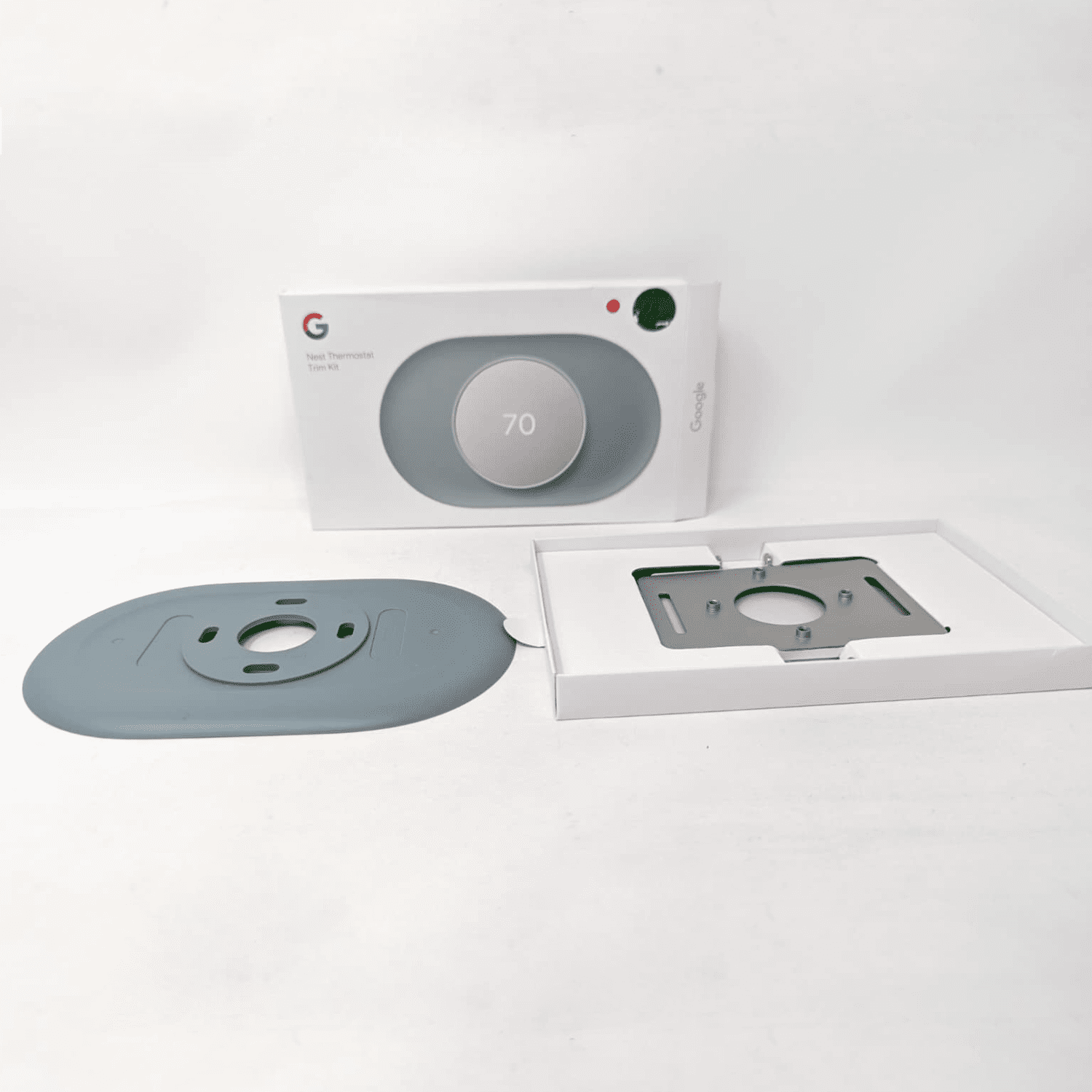 Open Box Google Nest Thermostat GA02087-US Trim Kit - Fog - Walmart.com