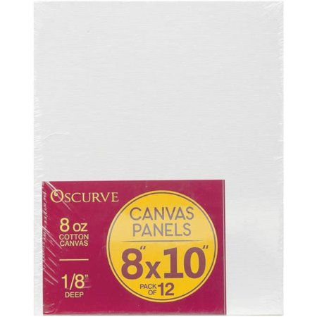 Oscurve Canvas Panels 8 x 10 Inch (Pack of 12) | Walmart Canada
