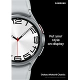 Samsung Galaxy Watch6 Classic, 47mm, Large, Bluetooth, Silver ...