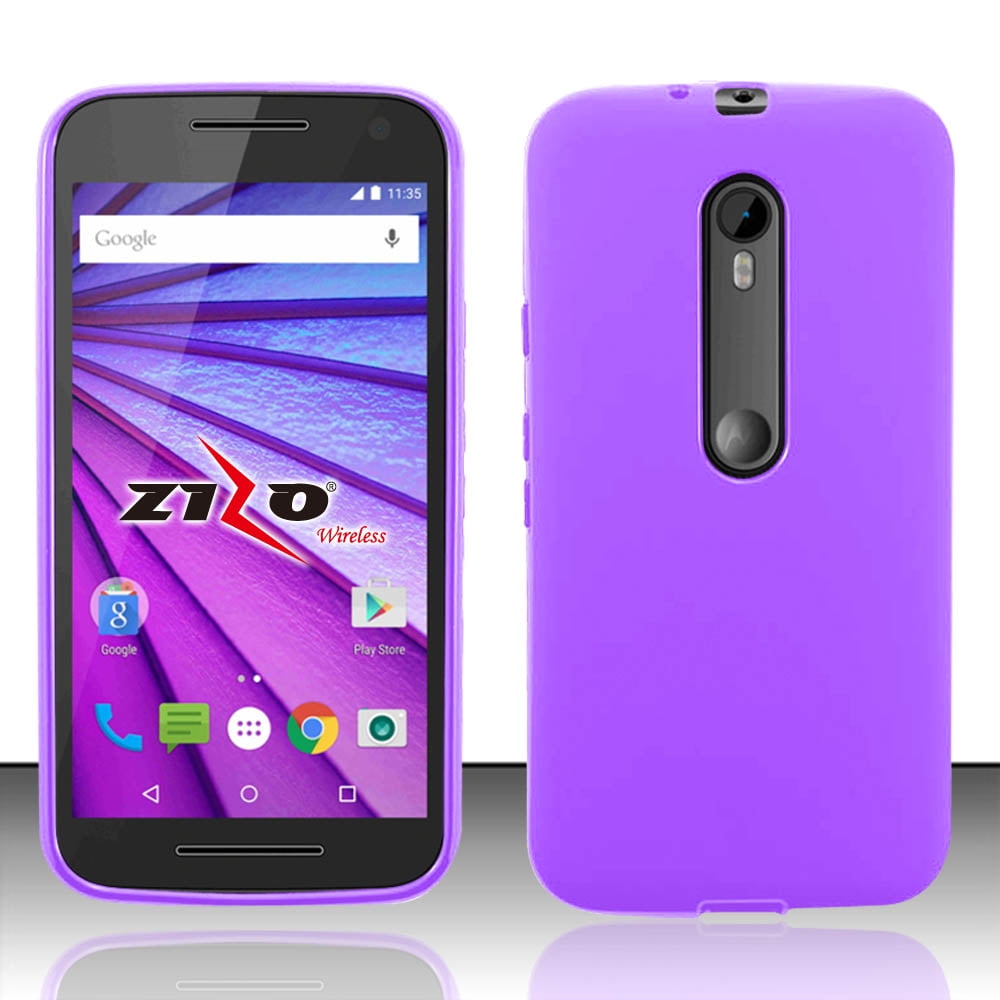 For Motorola Moto G 2015 / G3 - TPU Cover - Purple TPU - Walmart.com