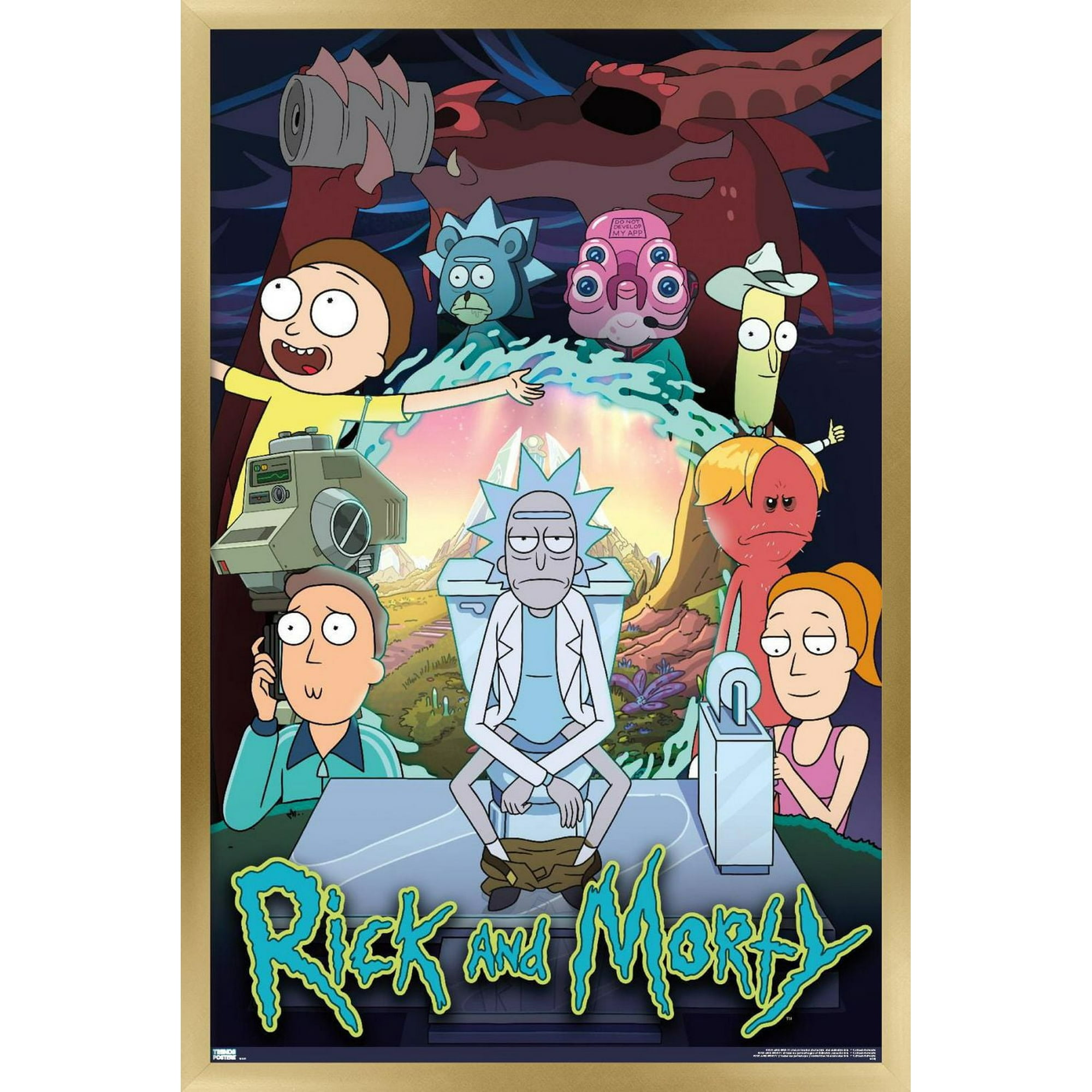 Click here for Trends International Rick And Morty - Season 4 Gro... prices