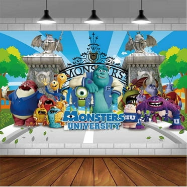 Monster University Banner Party Supplies Poster Background for ...