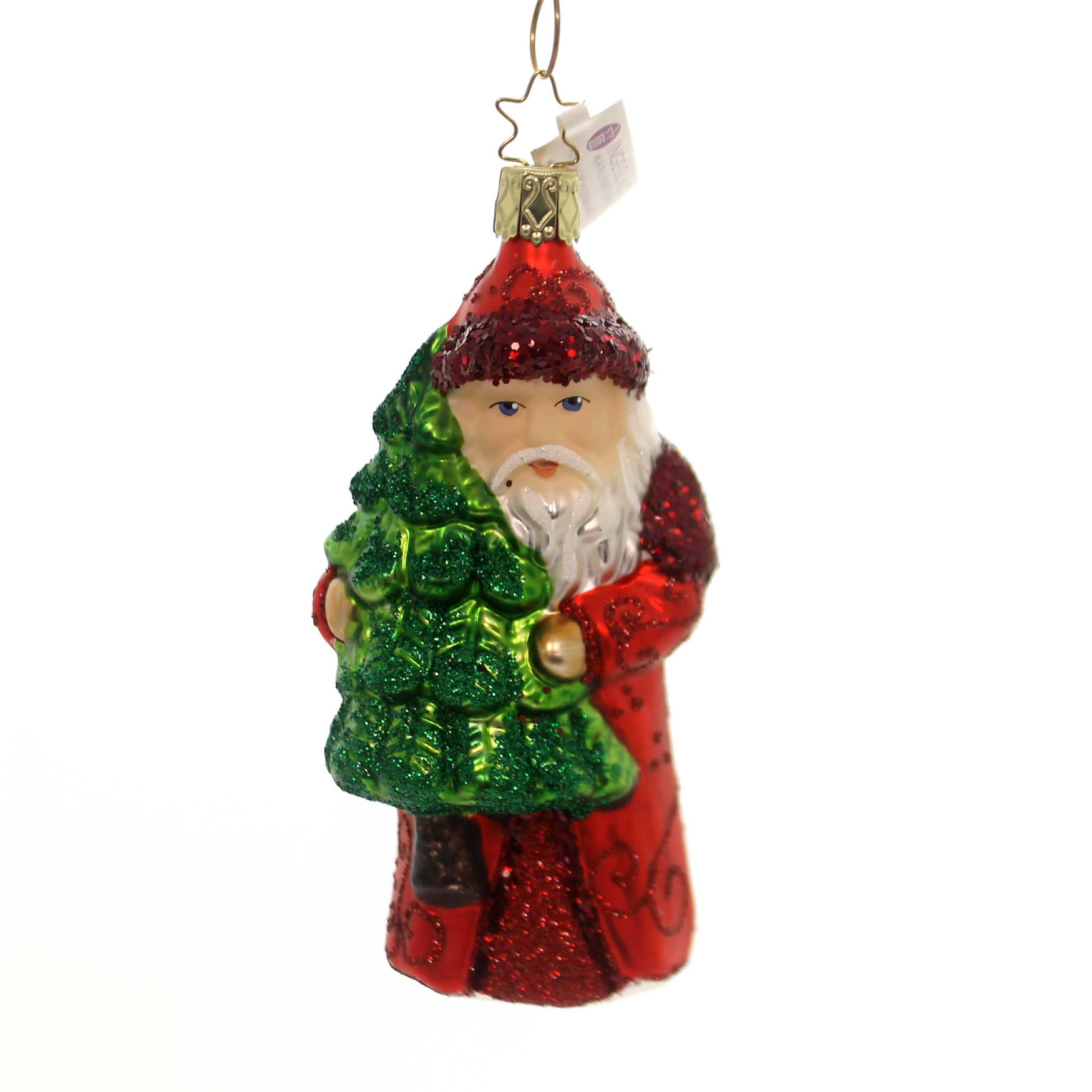 Inge Glas NIKOLAUS PREPARES Glass Tree Germany 10026S010 - Walmart.com