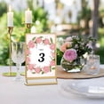6PCS Gold Acrylic Picture Frame Stands Holders for Tables Display 5x7 ...