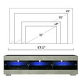 57'' TV Stands for TVs up to 65" Home Dormitory High Gloss DIY ...