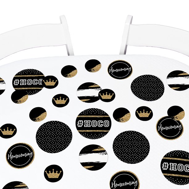 Hoco Dance Homecoming Giant Circle Confetti Party Decorations