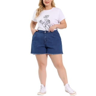 A3 Denim Women's Plus Size Denim Shortalls - Walmart.com