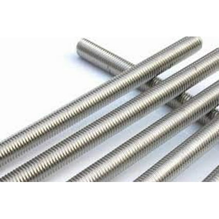 (Pack of 10) 3/8"-16 x 2.5' (30") ft ASTM A307 Gr A Zinc Plated Low ...