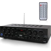 Pyle Wireless Bluetooth Home Stereo Amplifier - Multi-Channel 200 Watt ...