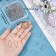 120Pcs 316 Surgical Stainless Steel Hook Earring Findings Kidney Ear ...