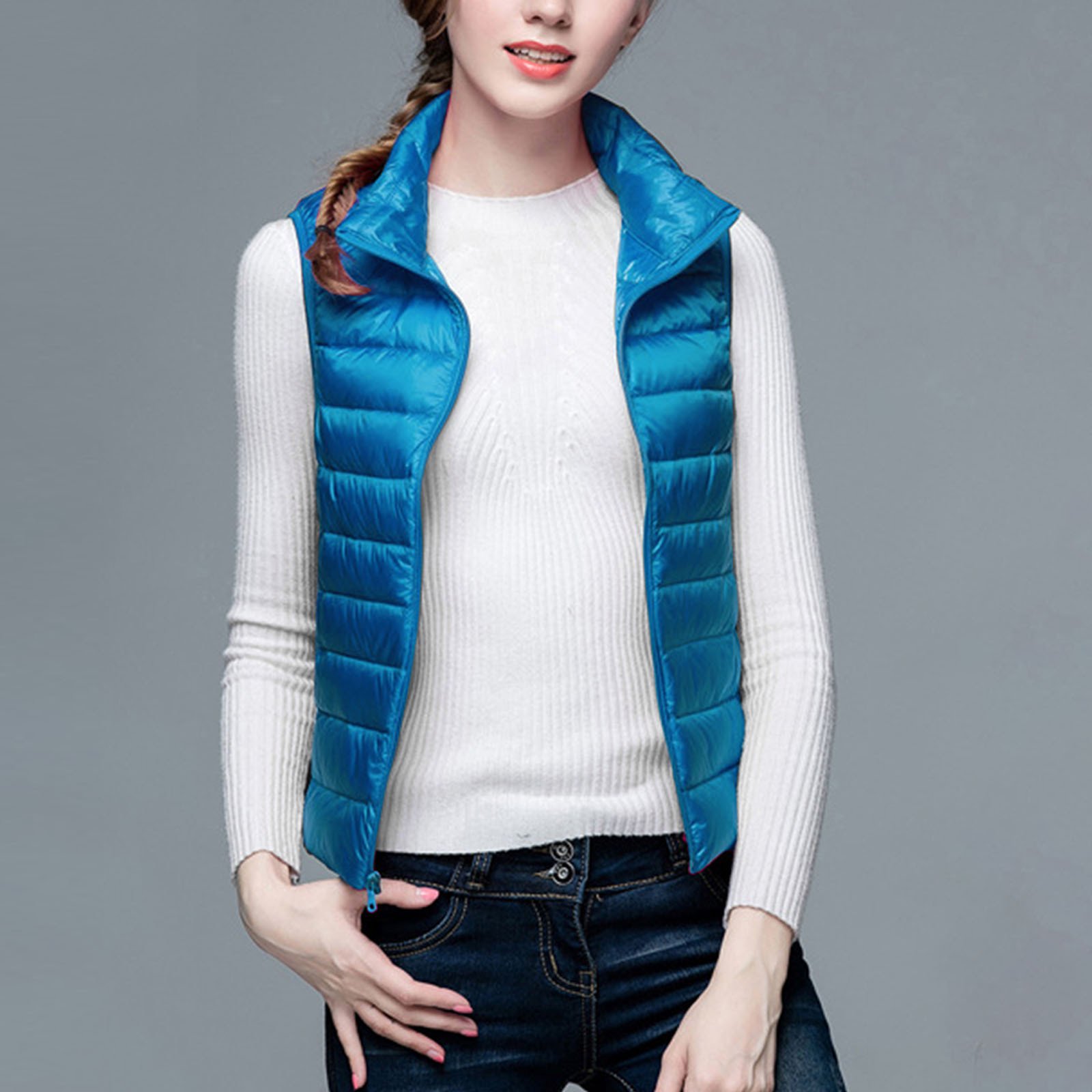 Click here for Egnmcr Puffer Vest Women  Sleeveless Parkas For Wo... prices