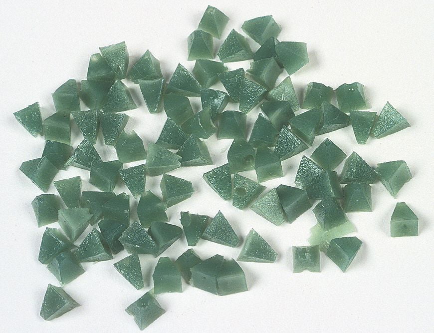 Raytech Plastic Media,Pyramid, Green,1/4" 41-119 - Walmart.com