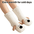 TELOLY 2026 New 2Pairs Socks Thick Plush Fuzzy Socks Moisture Wicking ...