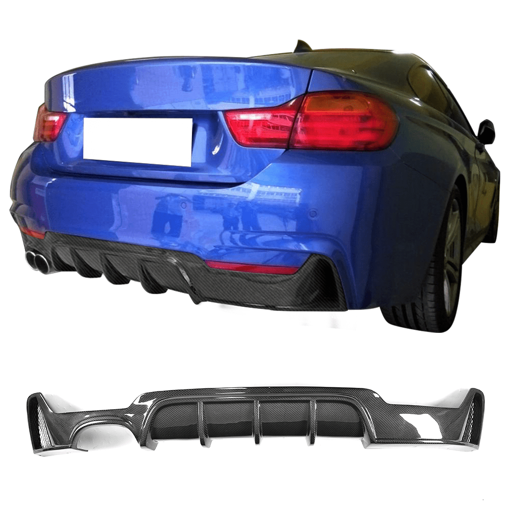 Ikon Motorsports Compatible with 14-20 BMW 428i 430i xDrive P Style CF ...