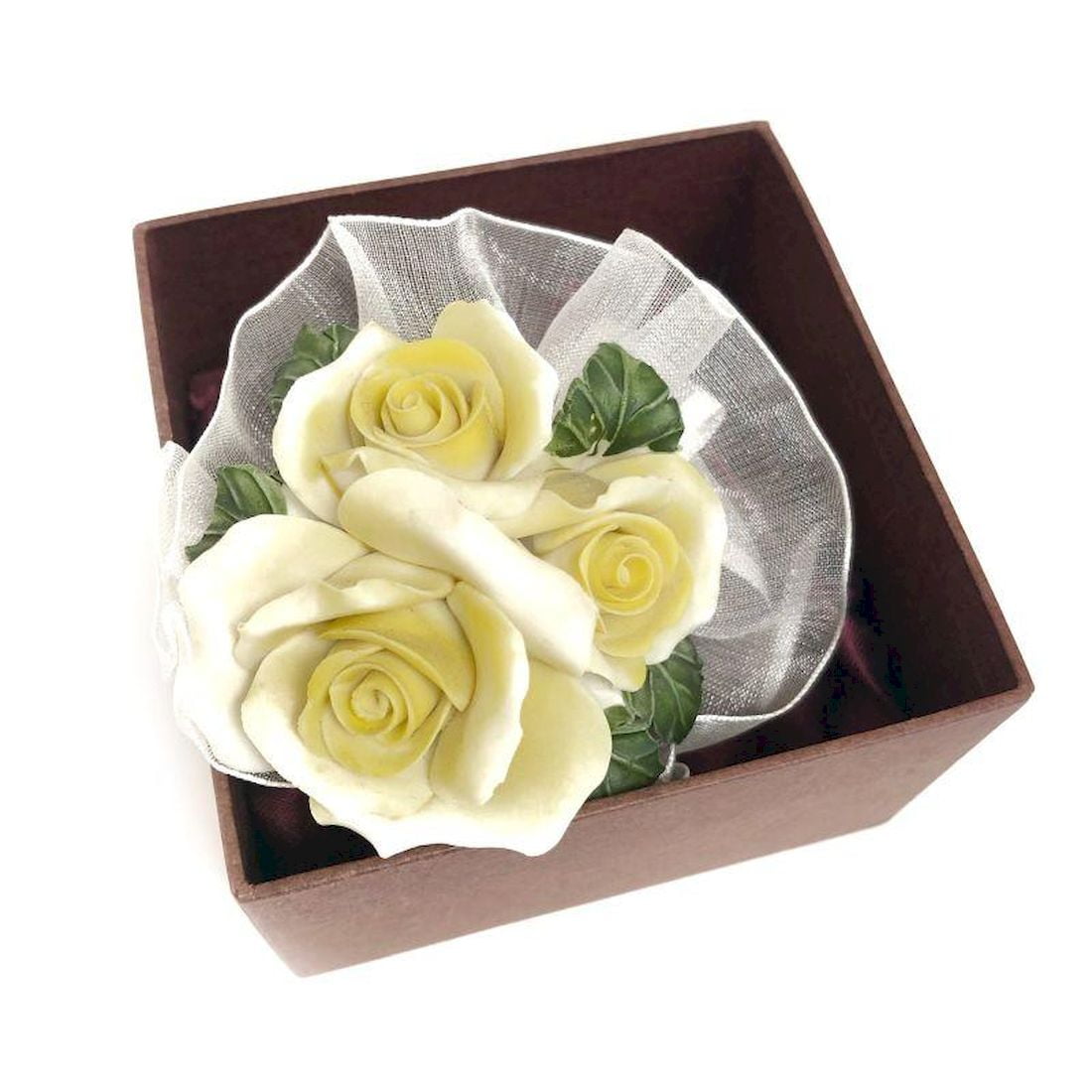 4" Yellow Rose Bouquet Figurine - Walmart.com