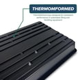 5 Pack of Durable Black Plastic Growing Trays (Without Drain Holes) 21 ...