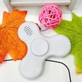 LED Light Bluetooth Speaker Anti-Stress Fidget Hand Tri Spinner EDC ...