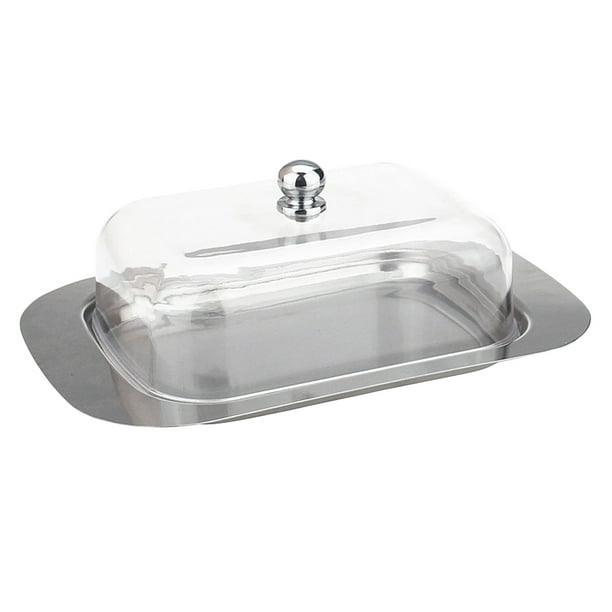 Stainless Dish Bread Serving Tray Buffet Food Container Salad Steak ...