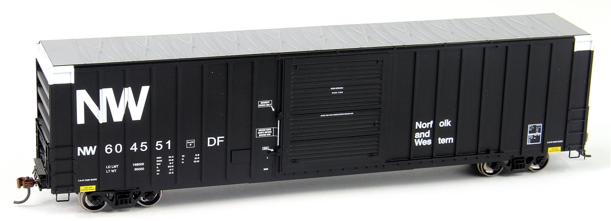 Athearn 75030 HO Norfolk and Western 60' Hi-Cube Box Car #604551 ...