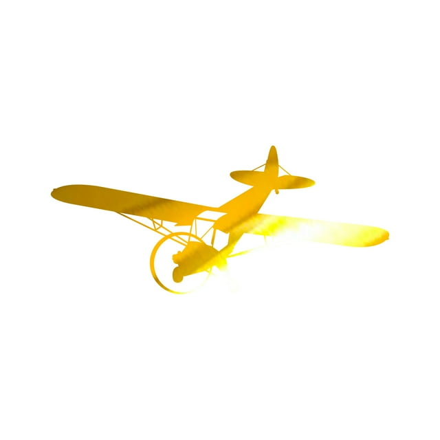 Flying Piper J3 Cub Sticker Decal Die Cut - Self Adhesive Vinyl ...