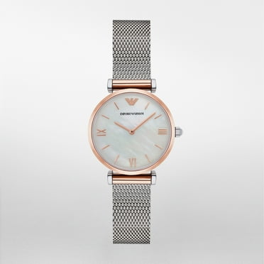 Emporio Armani Women's Two-Tone Stainless Steel Bracelet Watch 32mm ...