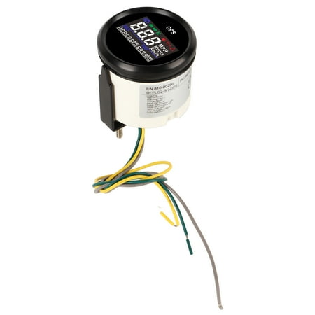 Qiilu Digital GPS Speedometer, 52mm Marine Speed Odometer Gauge With ...