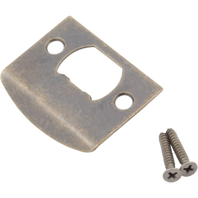 Full Lip Square Corner Strike Plate, 2-1/4 Inches, 1-5/8" Center-to ...