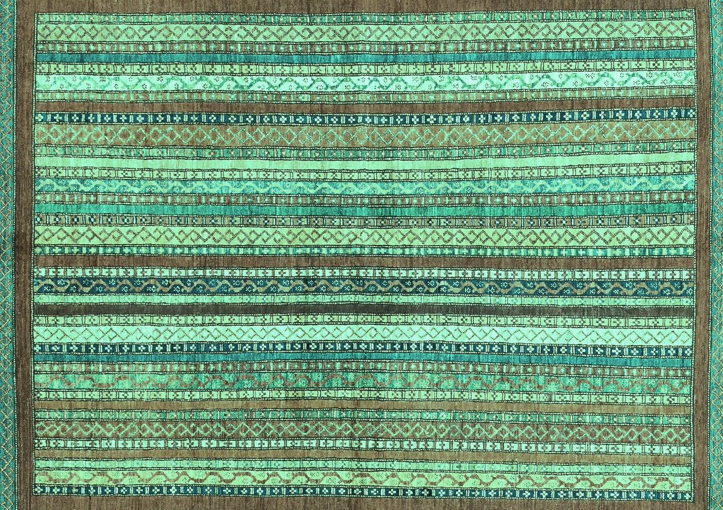 Ahgly Company Indoor Rectangle Abstract Turquoise Blue Modern Area Rugs ...