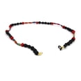 Face Mask/Eyeglass Paper Bead Chain, Black and Red - Walmart.com