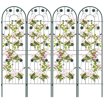 Mr. Garden 7-Feet Trellis with Adjustable Arms for Climbing Plants ...