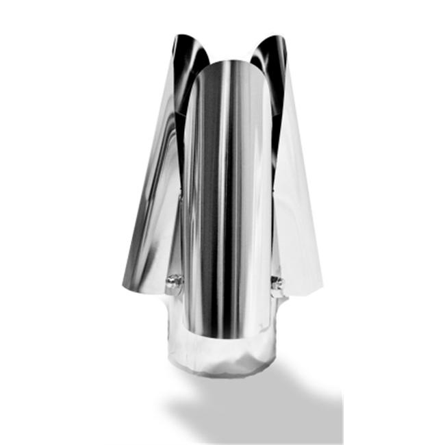 Dickinson Marine 16-095 3 in. Stainless Clover Leaf Smoke Cap - Walmart.com