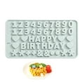 Chocolate Letter Molds|Alphabet Number Silicone Molds for Chocolates ...