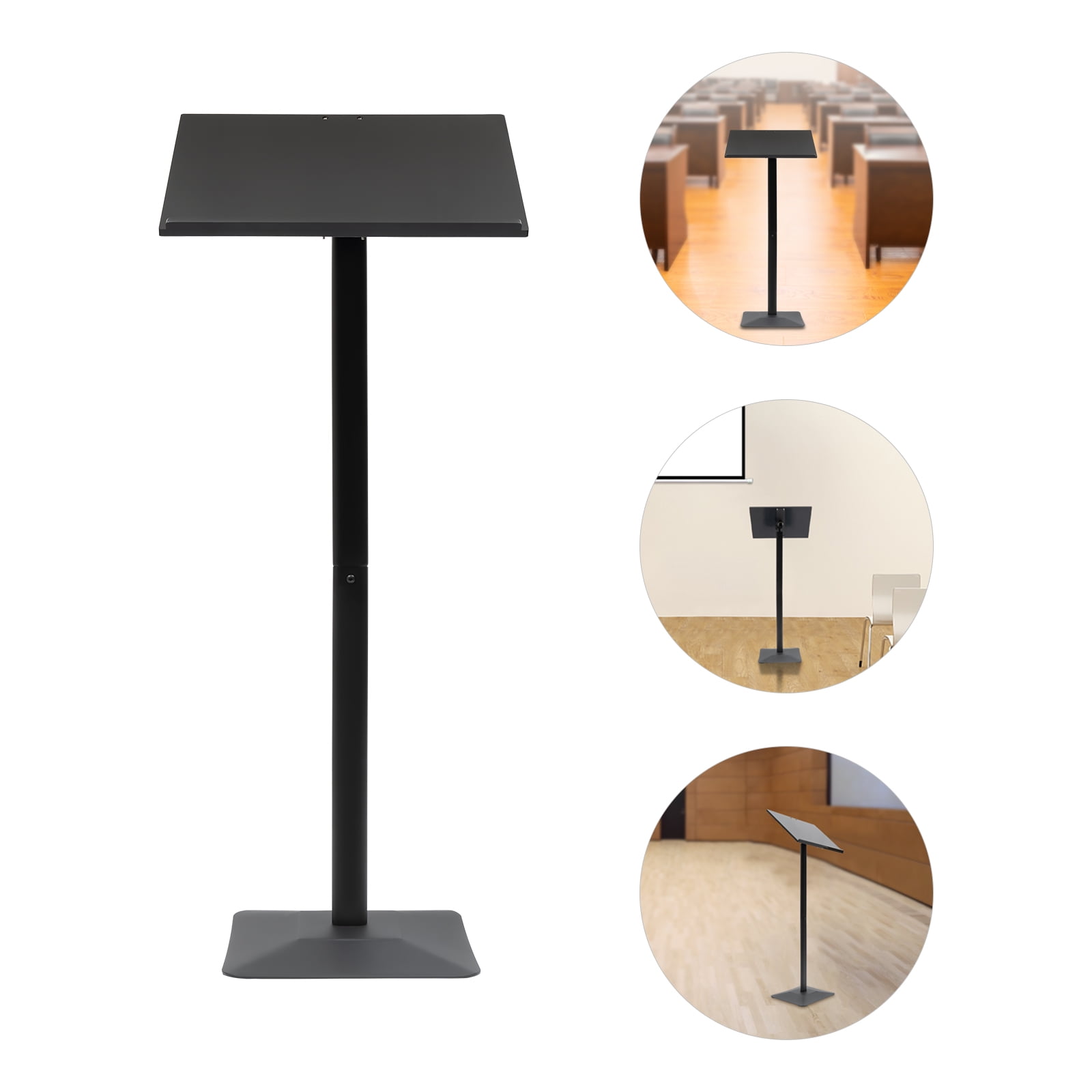 Miumaeov Acrylic Podium Tall Floor Standing Speaking Podium Lectern ...