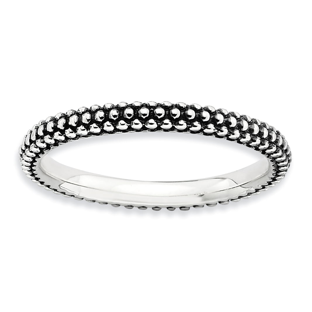 Sterling Silver Antiqued Ring - Walmart.com