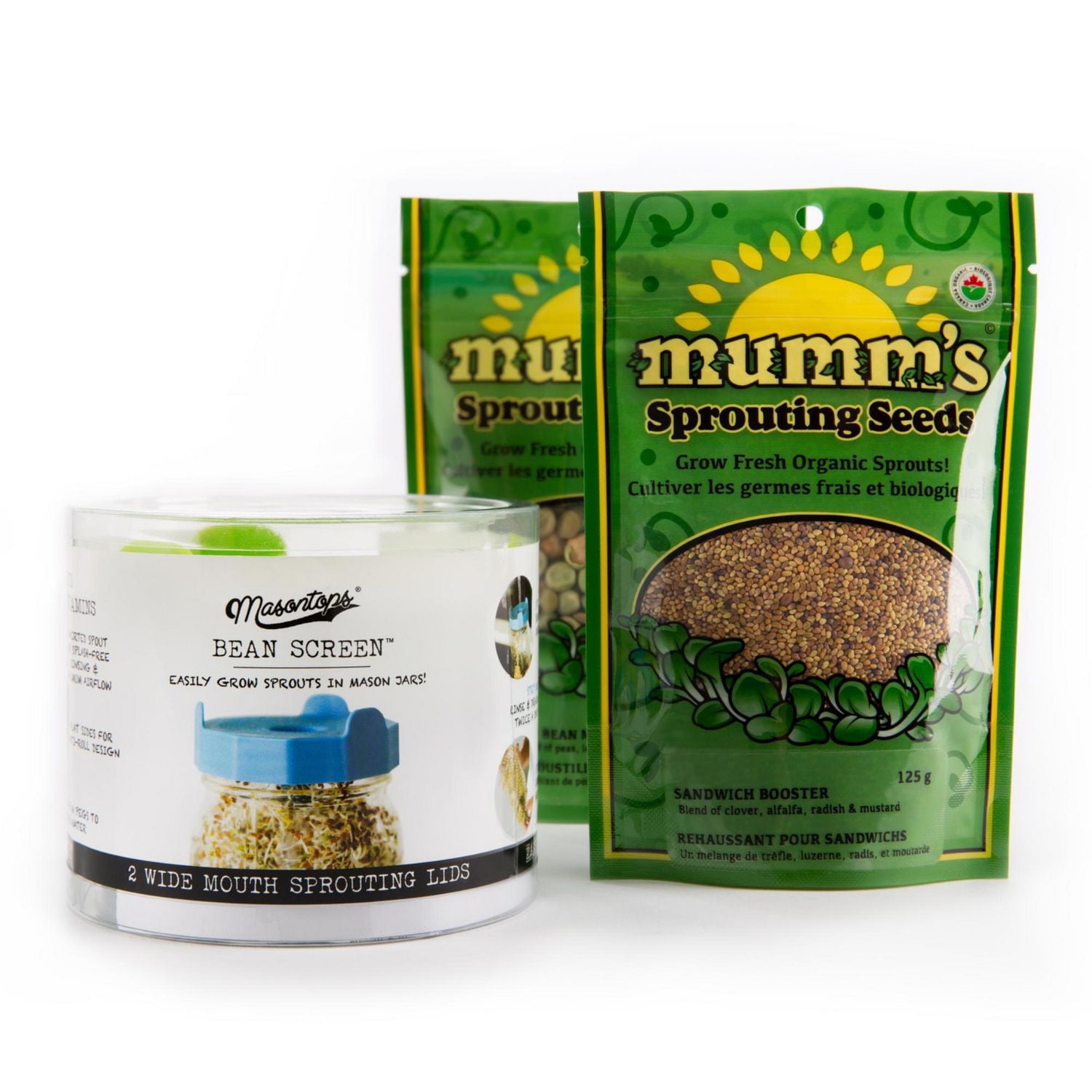 Click here for Masontops Bean Screen Sprouting Kit prices