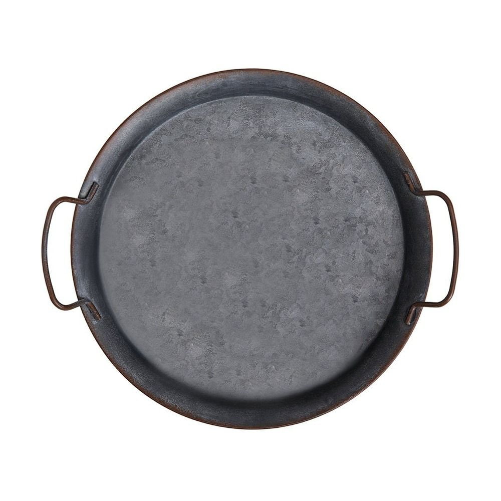 Durable Iron Craft With Handle Round Bread Trays Storage Bread Serving ...