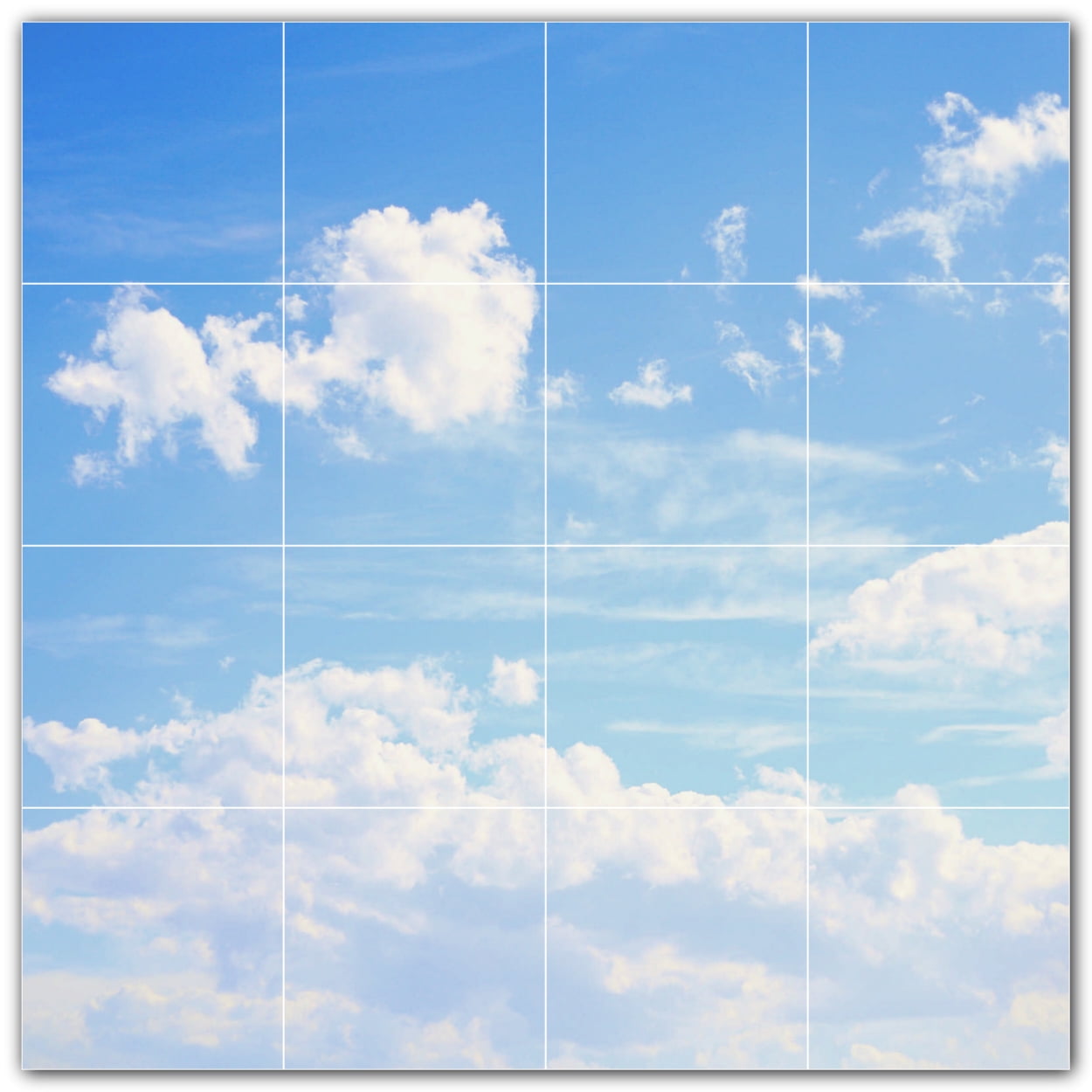 Picture-Tiles.com: Clouds Ceramic Tile Wall Mural WAL500375-44L. 32"W x ...