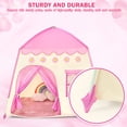 KANCOKIT Large Pink Princess Castle Play Tent for Children and Toddlers ...