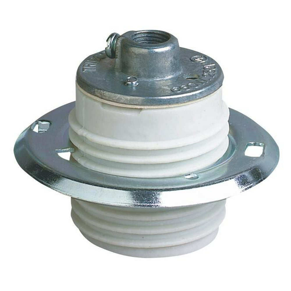 Porcelain Socket w/Steel Shade Ring - Walmart.com - Walmart.com