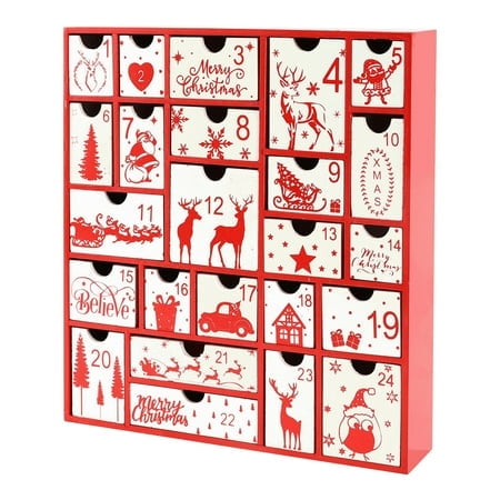 Click here for Yangzheee Wooden Christmas Advent Calendar With 24... prices