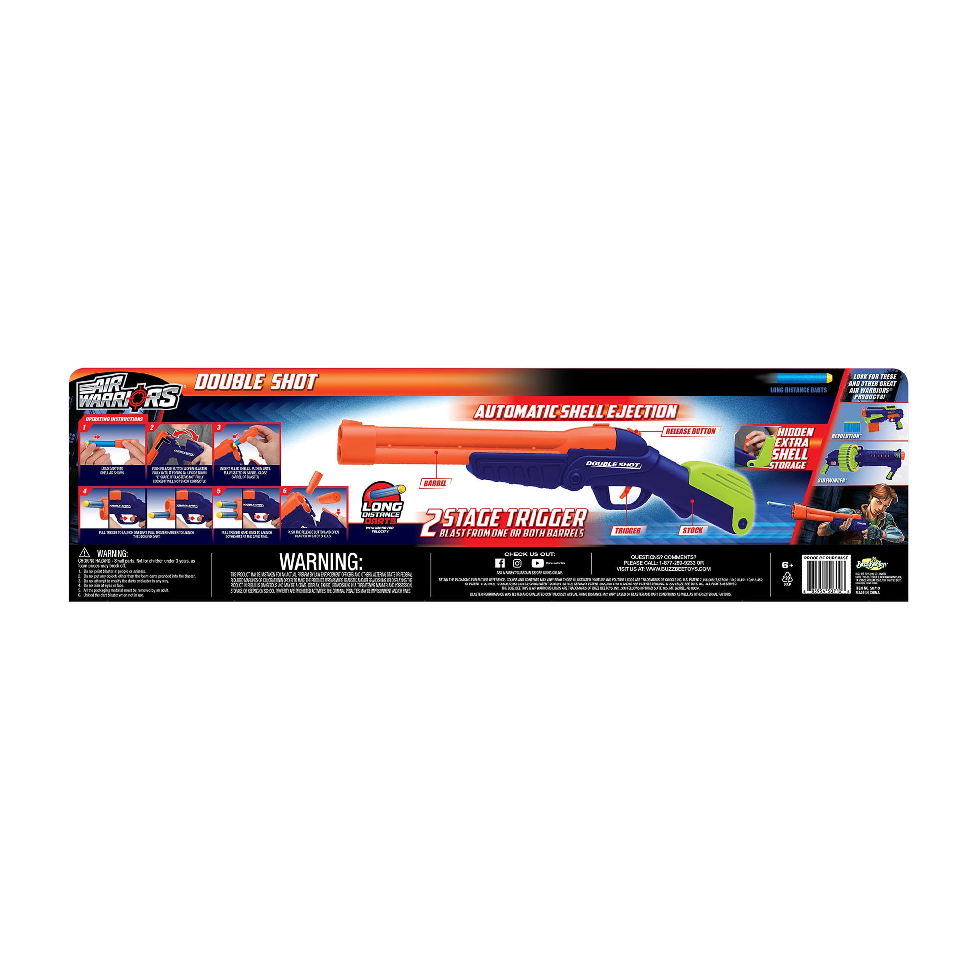 Buzz Bee Toys Double Shot