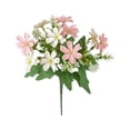 Artificial Daisy Bouquet with 5 Stems and 10 Floral Heads – Lifelike ...