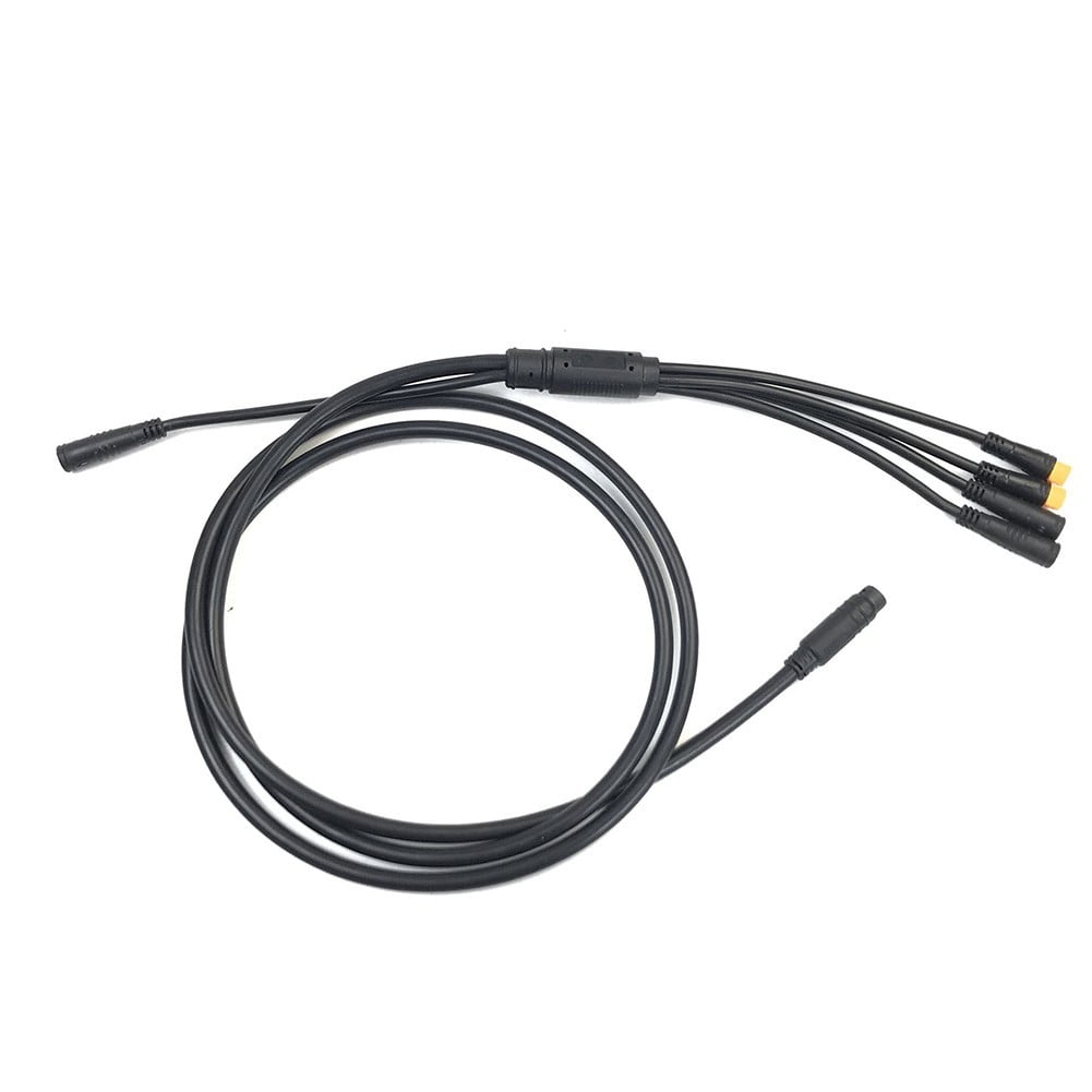 Electric Bicycle E-bike Julet Extension Cable Waterproof 1To 5 For KT ...