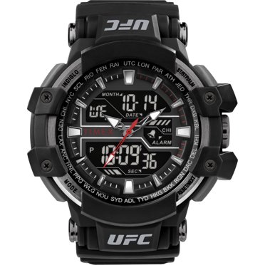 Timex Men's UFC Elite Black With Yellow Resin Strap - Walmart.com